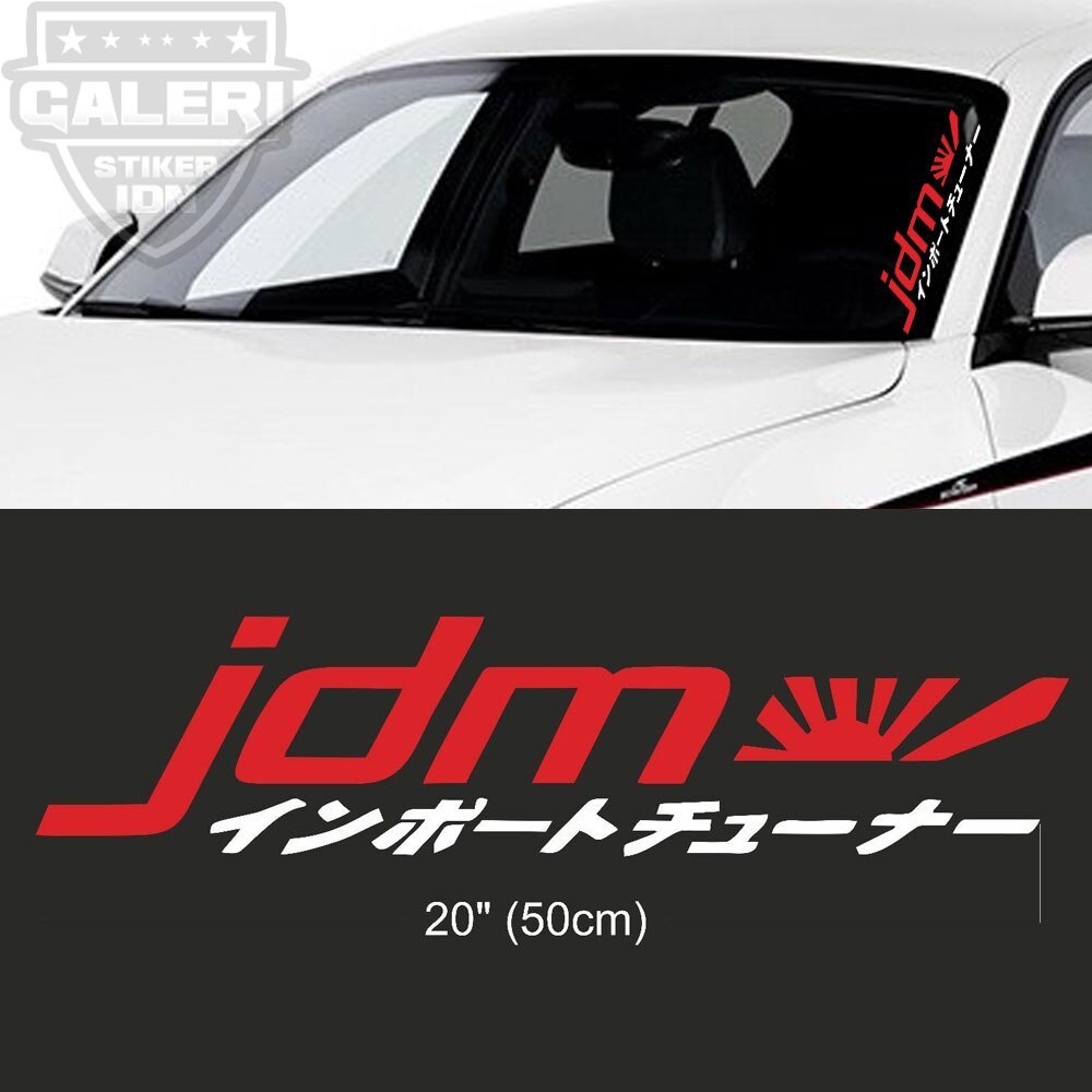 Jdm Kanji Car Sticker Windshield Windshield For Jdm Mugen Windshield
