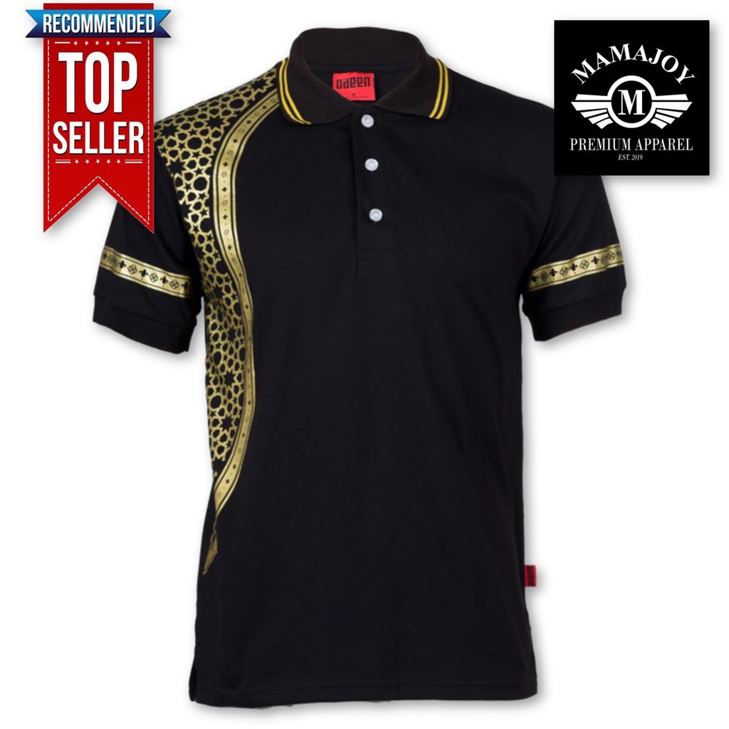 💯 BAJU POLO MUSLIMIN MAN TSHIRT COLLAR Big Plus Size Honeycomb Tee ...