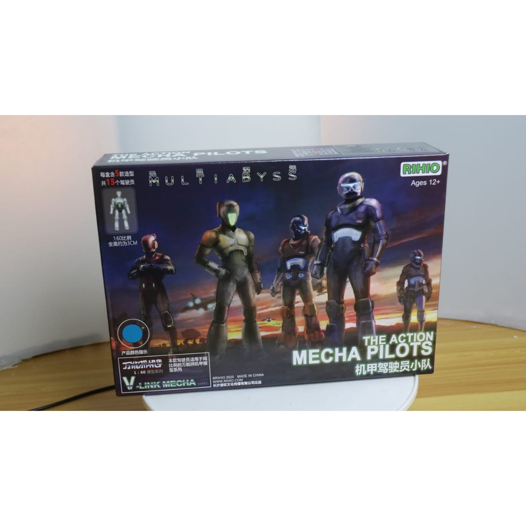 15pcs The Mecha Pilot ABS Plastic Action Figure Toys Scale 1/60 for ...