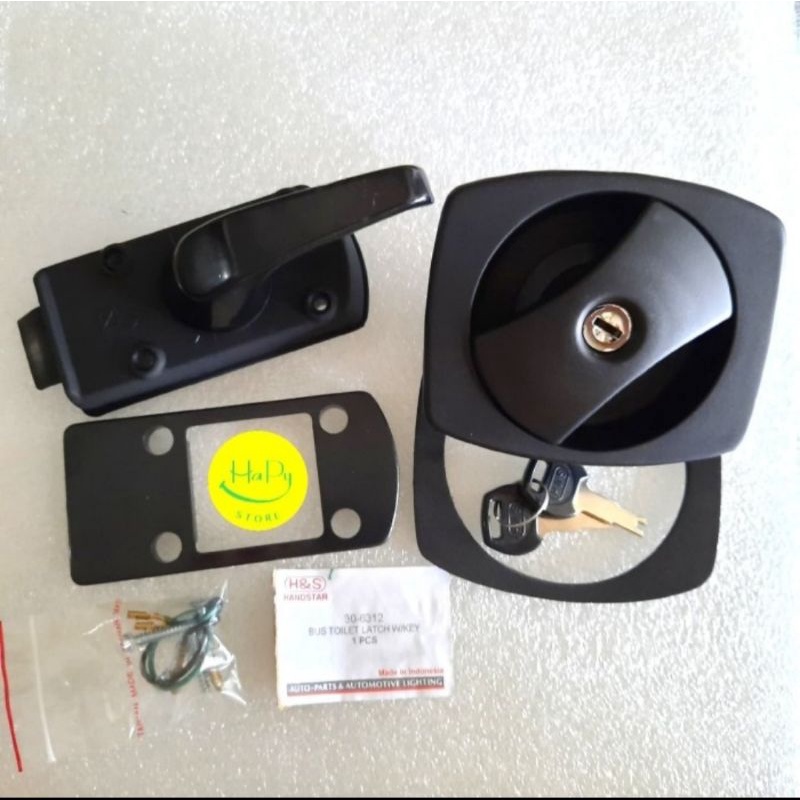 Toilet/wc Bus Lock (Toilet Latch with Key H&S) | Shopee Singapore