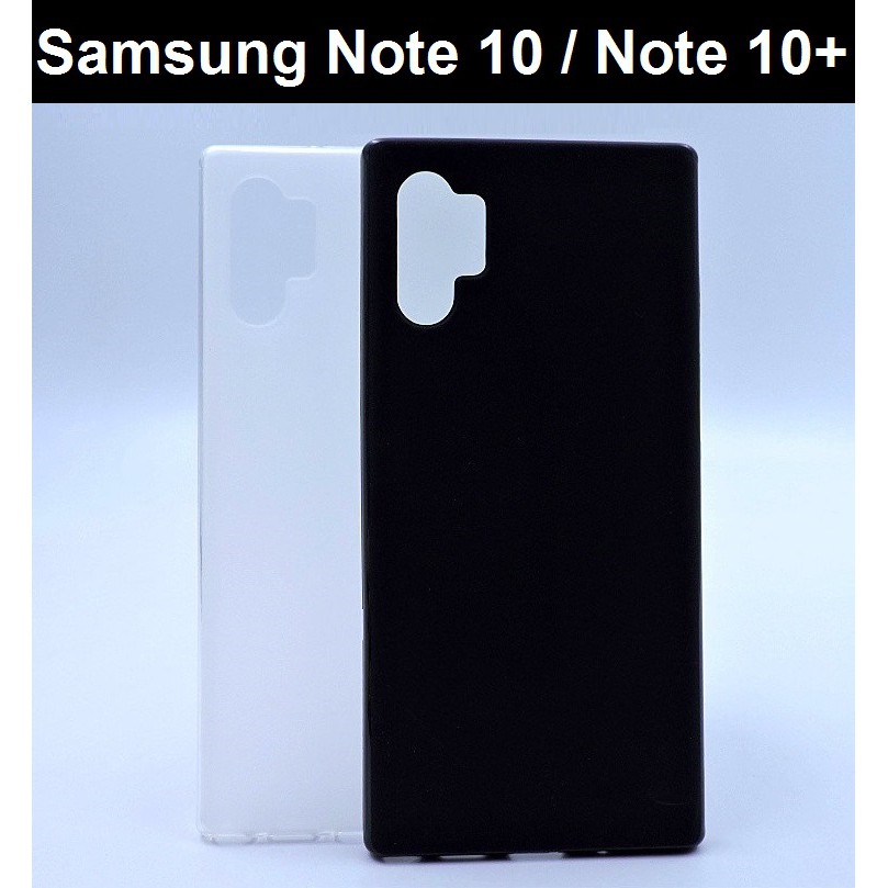 Samsung Note 10 / Note 10+ / Note 10 Plus Matte Transparent Clear Phone ...