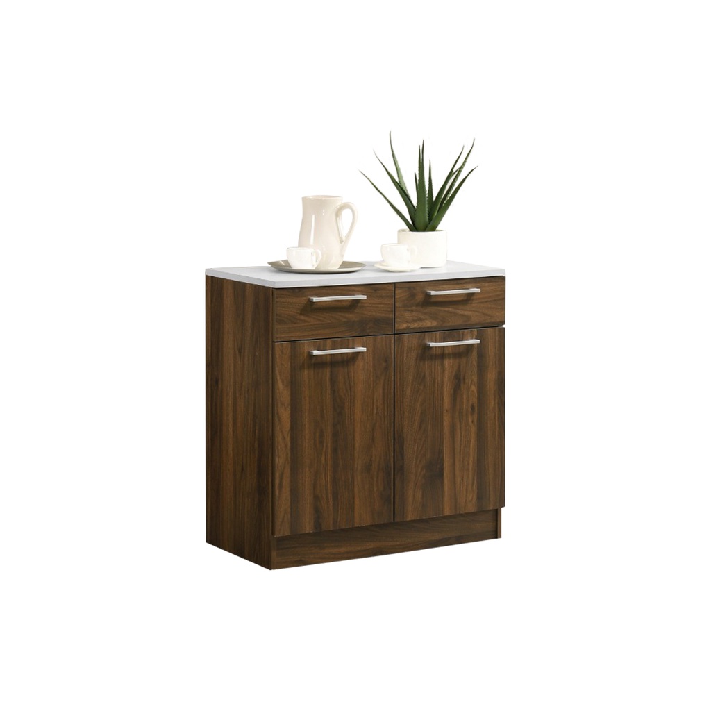 Living Mall Hallie Series Modular Kitchen Cabinet Melamine Panel Top ...