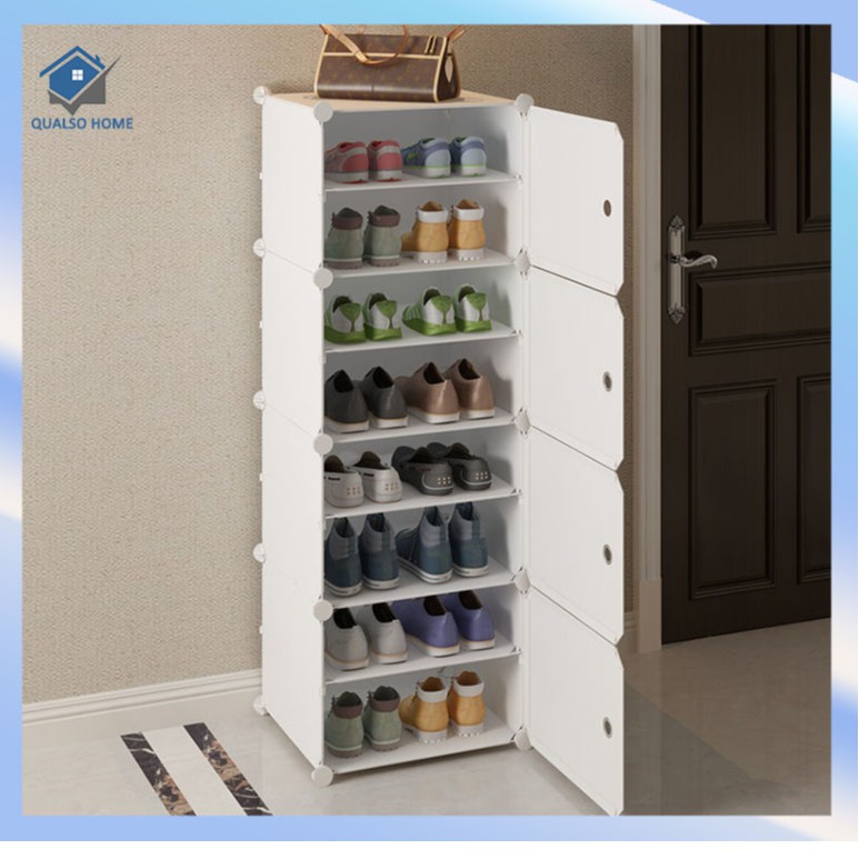 Plastic shoe cabinet shoes rack outdoor Simple household multi-Layer ...
