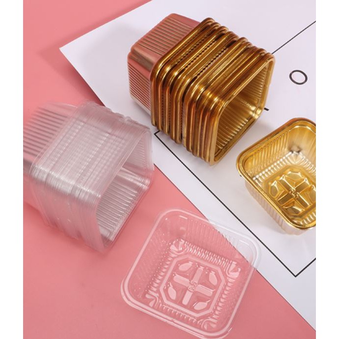 (50g-180g) 100pcs mooncake tray dessert pastry packaging box heat ...