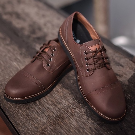 Men's Work Shoes FOOTSTEP PEDRO DARK BROWN RAJINSTORE x FOOTSTEP ...