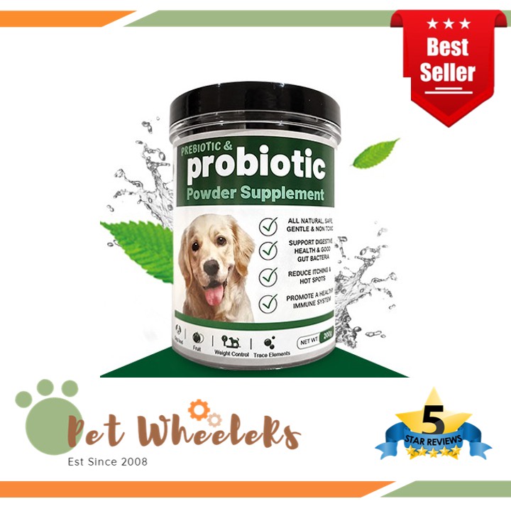 Probiotic Prebiotic Pet Supplement Dog All Natural Powder Organic Max ...