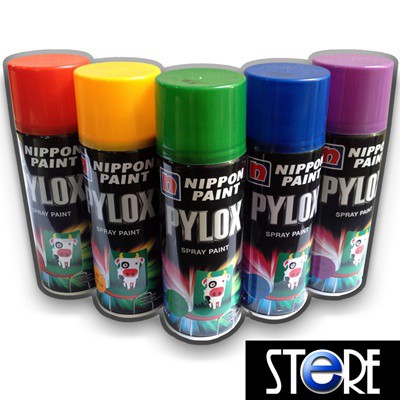 Nippon Paint Pylox Spray Paint (Solid Colours 01) - 62 colours ...