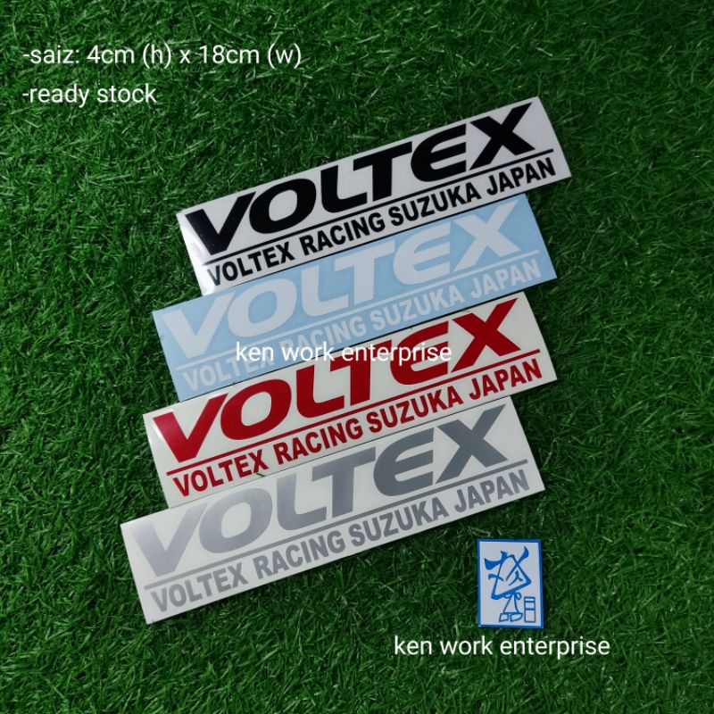 Sticker voltex car sticker mirror sticker body sticker | Shopee Singapore