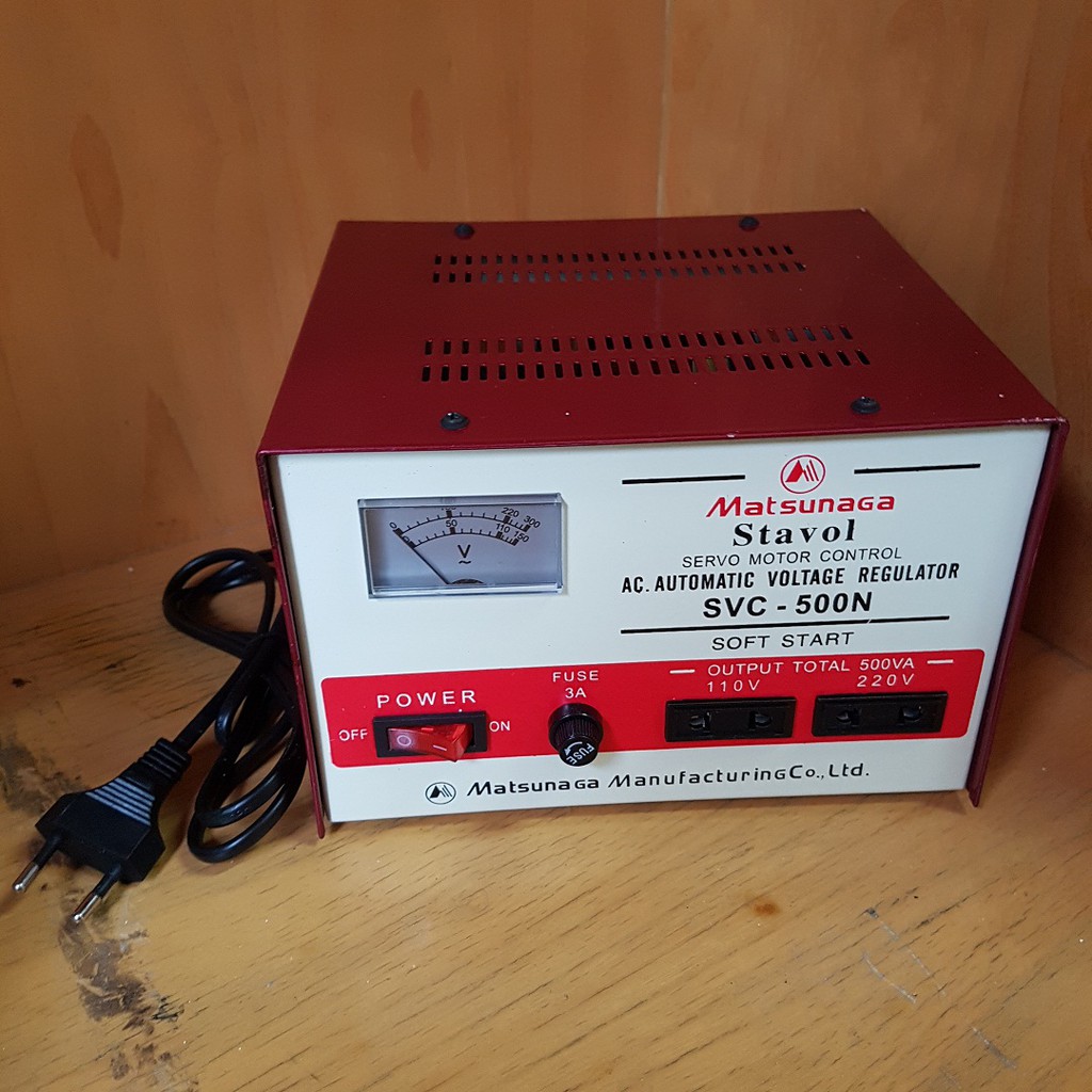 Matsunaga Stavol SVC-500N Stabilizer 500W - 500watt | Shopee Singapore