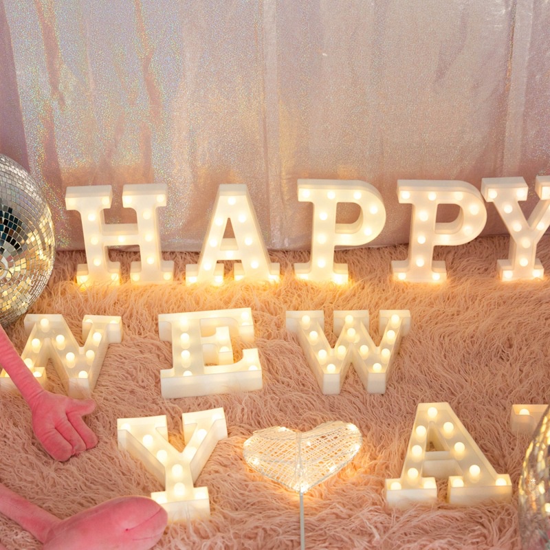 16CM LED Letter Lights Sign for Night Light Alphabet Marquee Letters ...