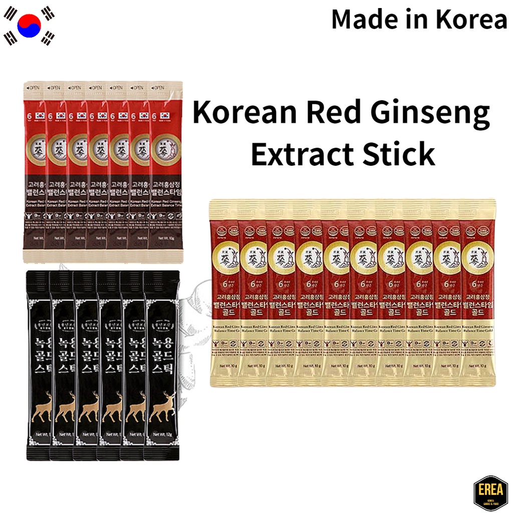 Everyday 1 Stick 6 years Korean Red ginseng stick Balance Time / Antler ...