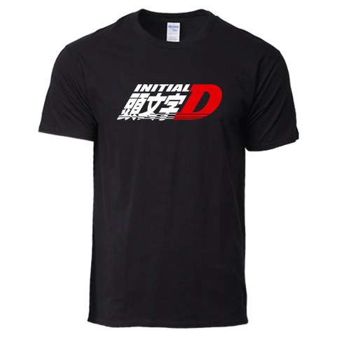 Initial D Logo Unisex Tshirt / Male T-shirt Japan Animation Manga Tee ...