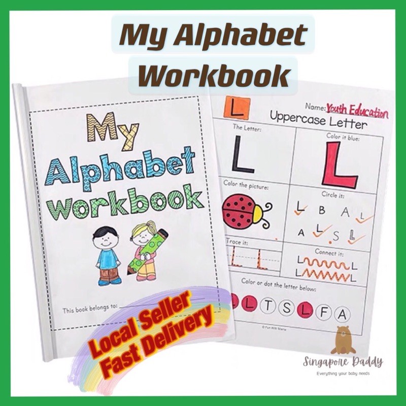 🔥SG Local In Stock🔥My Alphabet Workbook📖Educational Worksheets/Children ...