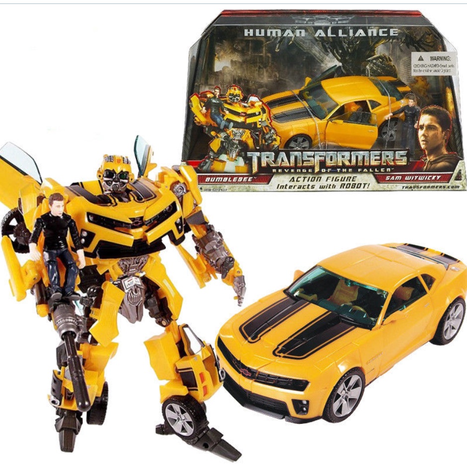 TRANSFORMERS BUMBLEBEE HUMAN ALLIANCE ROBOT TRUCK CAR ACTION FIGURES ...