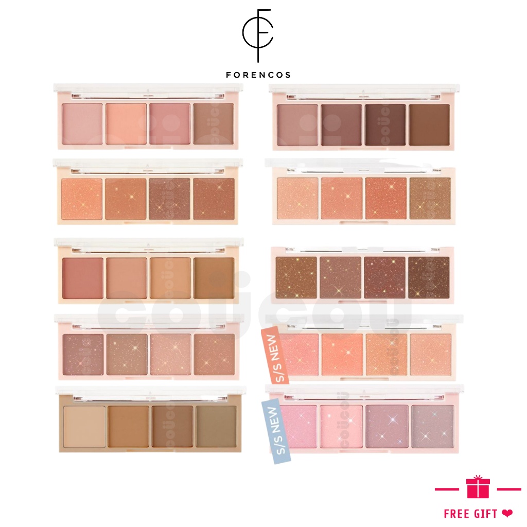 [FORENCOS] forencos Bare Shadow Palette 10 Colors | Shopee Singapore