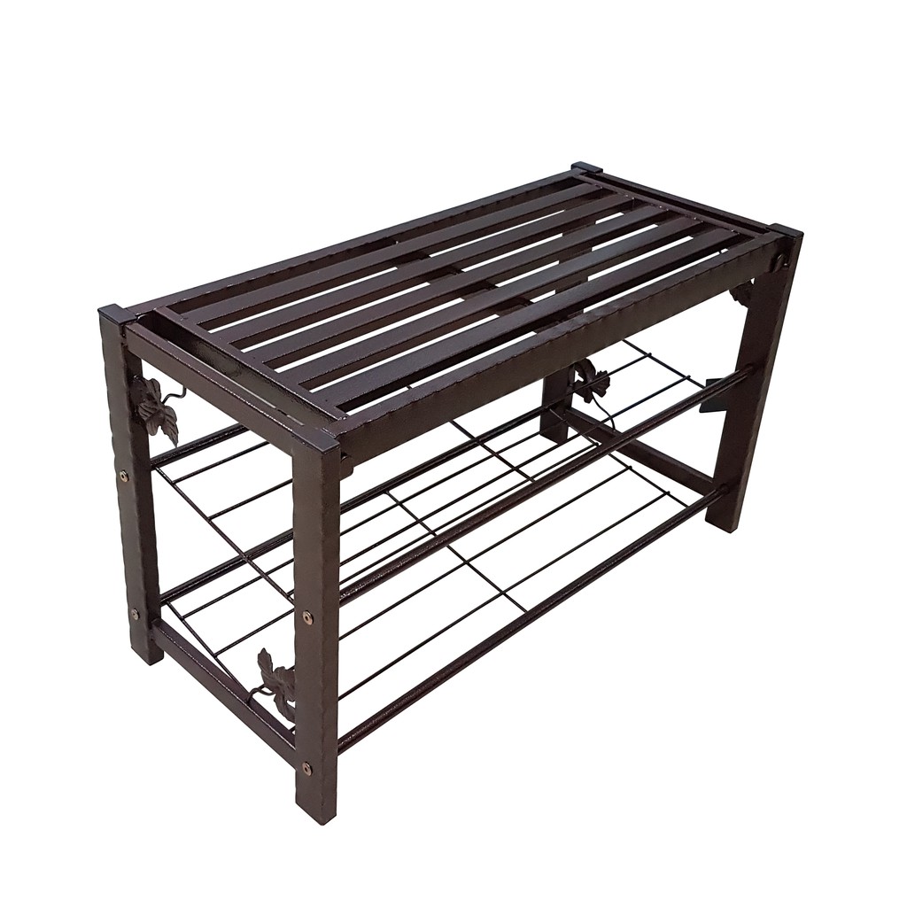 Metal Shoe Bench Rack (DA 406) | Shopee Singapore