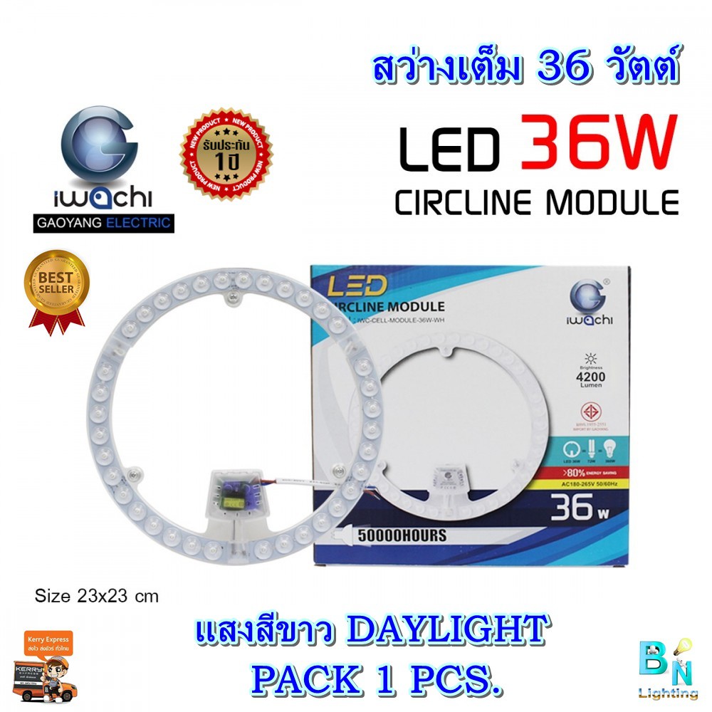 Chip Plate LED 36W White Light (DAYLIGHT) Ceiling Panel IWACHI High ...