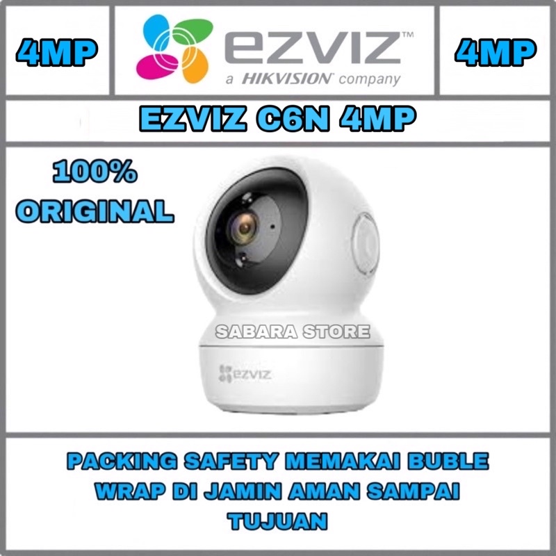Cctv EZVIZ C6N 4MP Home Dome Smart Wireless IP Camera IPC CAM 4 mp megapixel OFFICIAL GUARANTEE ...
