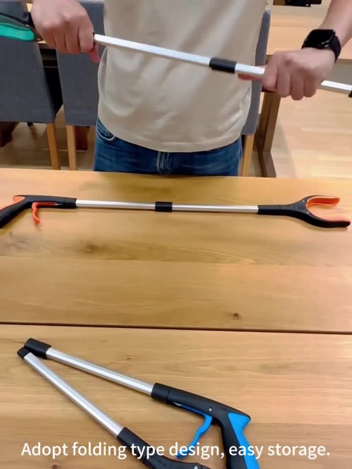 Foldable Grabber Reacher Tool Long Handle Pick Up Stick Reaching Claw ...
