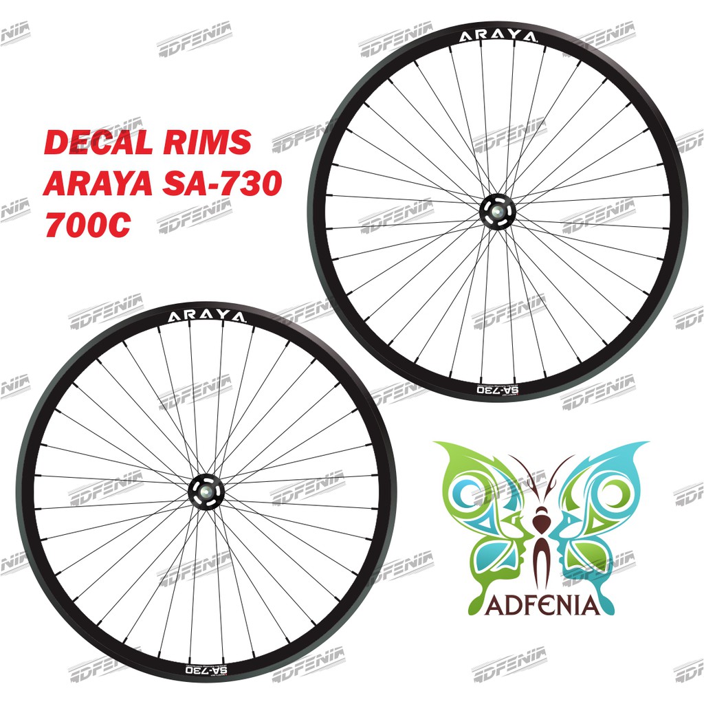 Araya SA-730 700c Rims Decal Sticker | Shopee Singapore