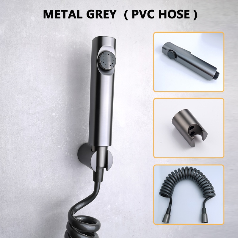Sprayer Shataff Set Toilet Bathroom Sprayer Holder Matt Black Gold Grey ...