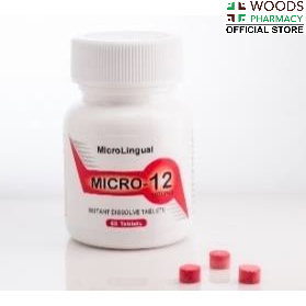 [CLINIC EXCLUSIVE] MICRO-12 (Vitamin B12) Tablets Methylcobalamin ...