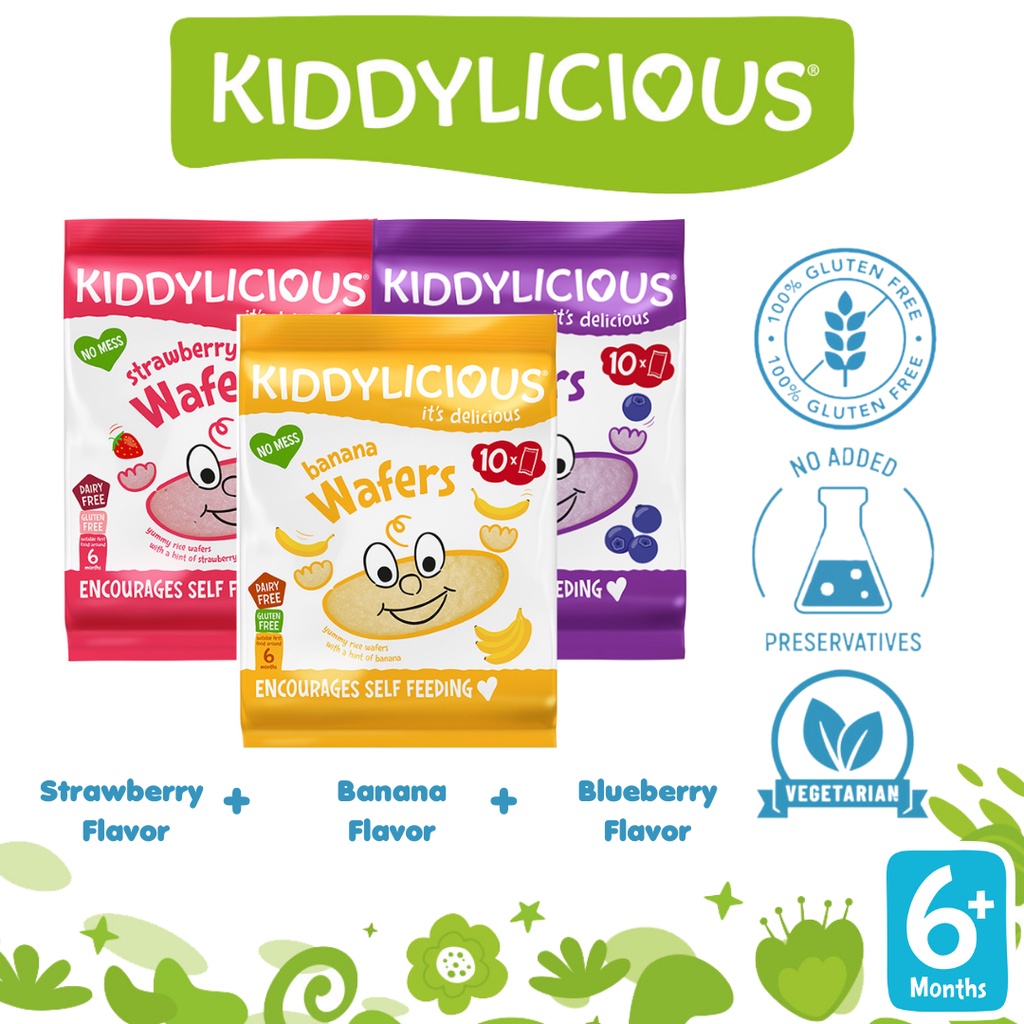 [Bundle of 3] Kiddylicious Maxi Wafer Variety Bundle 40g | Shopee Singapore