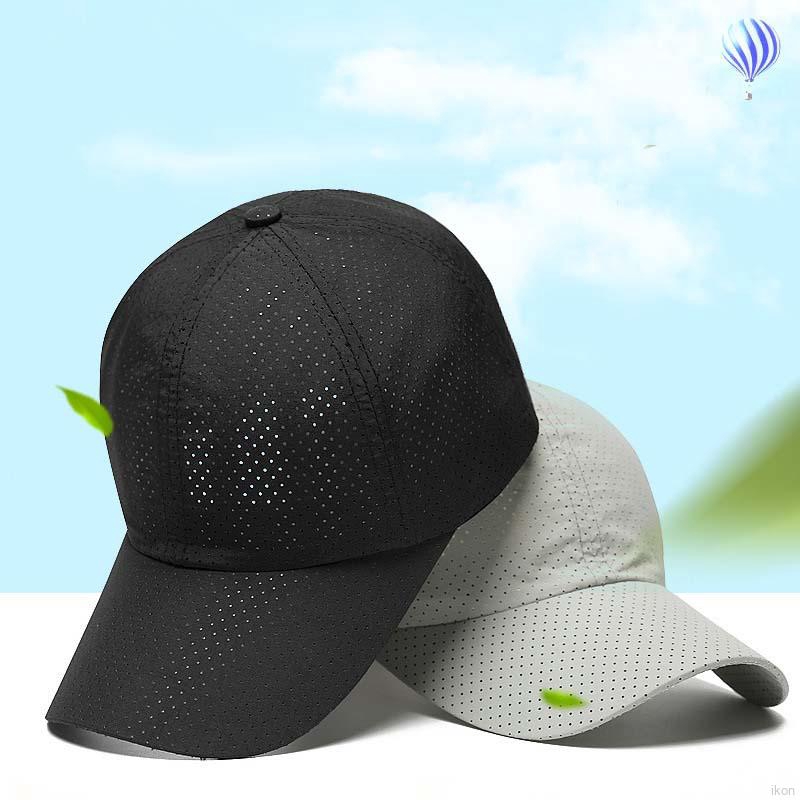 Summer Quick-drying Unisex Mesh Cap Running Hat Bone Breathable Hat Cap ...