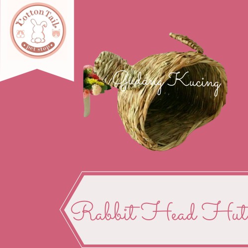 Rabbit Head Hut Hay/Semi Tunnel Rabbit Head Model (L) | Shopee Singapore