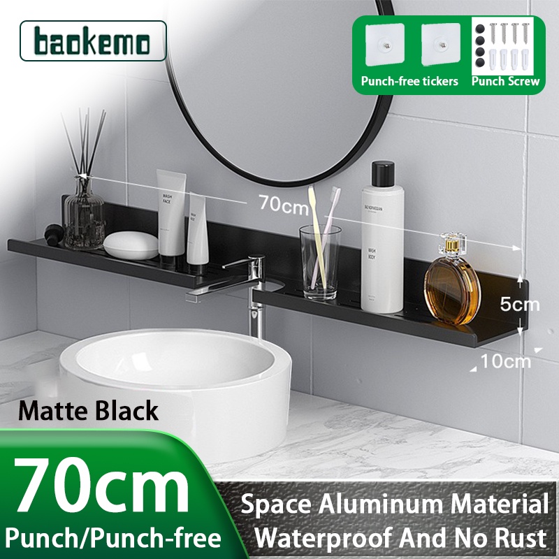 Bathroom Shelves U-shaped Faucet Wall-mounted Toilet Bathroom Wash ...