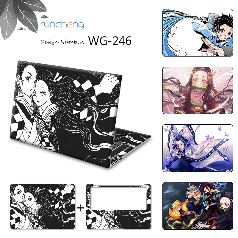 Demon Slayer/Kamado nezuko/Kamado tanjirou laptop sticker DIY laptop ...