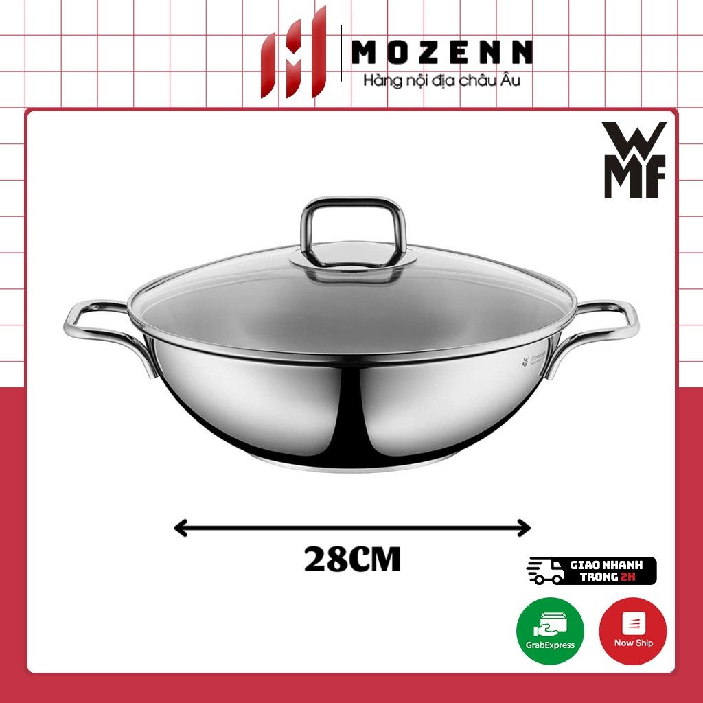 Wmf Wok Party deep stir fry pan 28cm [genuine German product] | Shopee ...
