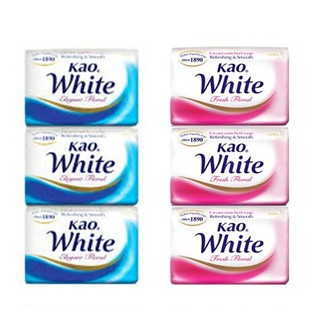 KAO WHITE BAR SOAP 130G X 3PCS | Shopee Singapore