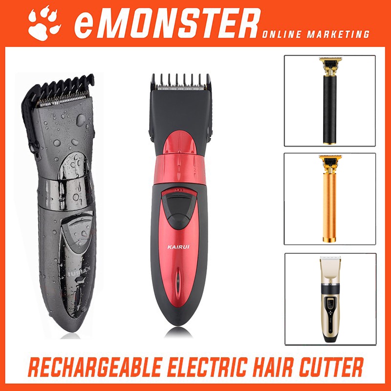 Kairui / Vintage T9 USB Rechargeable Electric Hair Cutter Shaving Beard ...