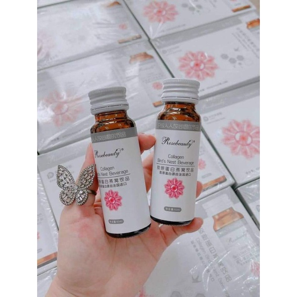 Rose Beauty Bird's Nest Collagen Drink (box of 8 tubes) | Shopee Singapore