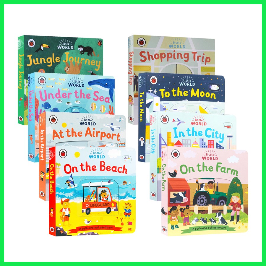 【Ready Stock】Little World board book: In The City/On The Beach/Farm ...