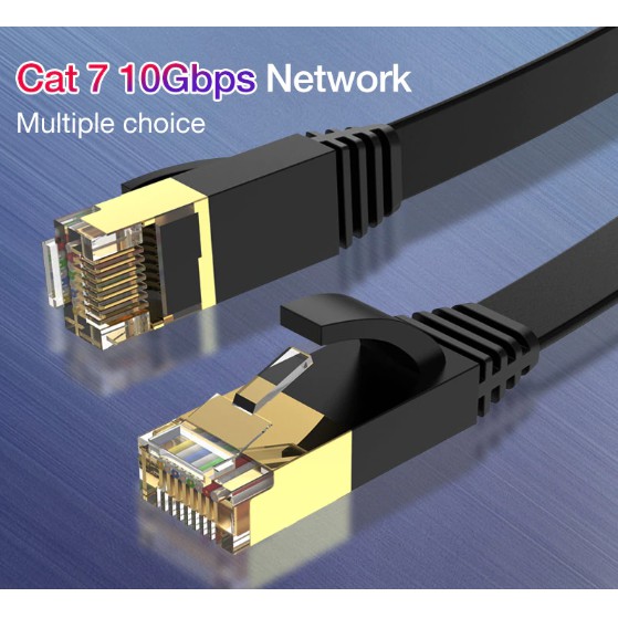 UPTM CAT7 lan cable flat Gigabit Ethernet Network Cable 30m, 40m, 50m ...