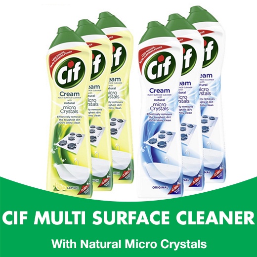 500ml Cif Cream with Micro Crystals Surface Cleaner Kitchen Cleaner ...