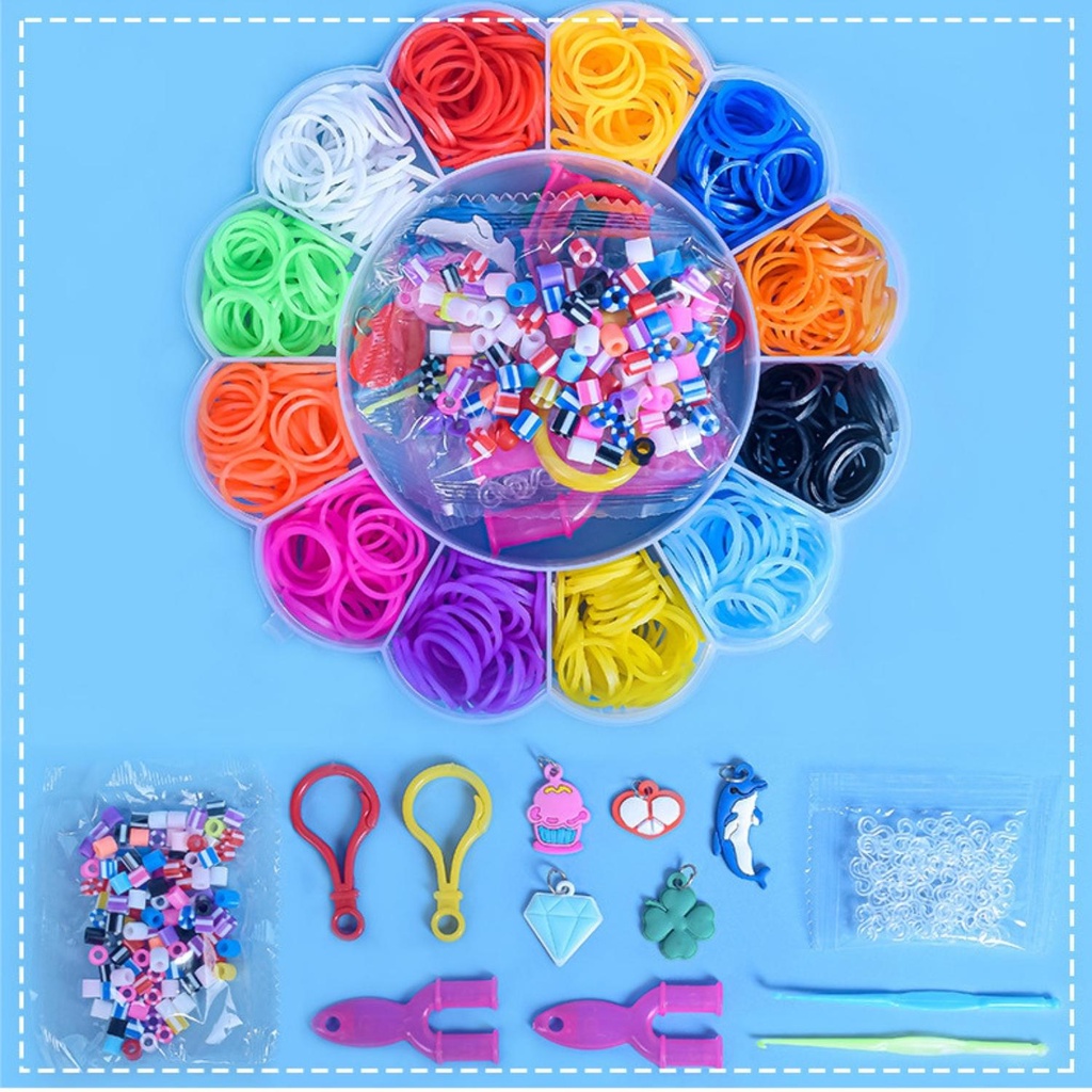 🇸🇬 [New Product Sale] Rainbow Loom Band Kit - Bracelet Design Craft Kit ...