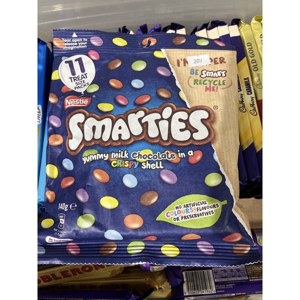 Nestle Smarties Chocolate 11 Treat Size Pack 140g | Shopee Singapore
