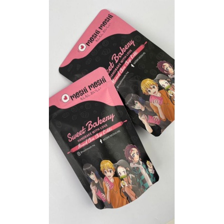 Almond Choc Chip Kukki by MOSHI MOSHI (without mini posket Demon Slayer ...