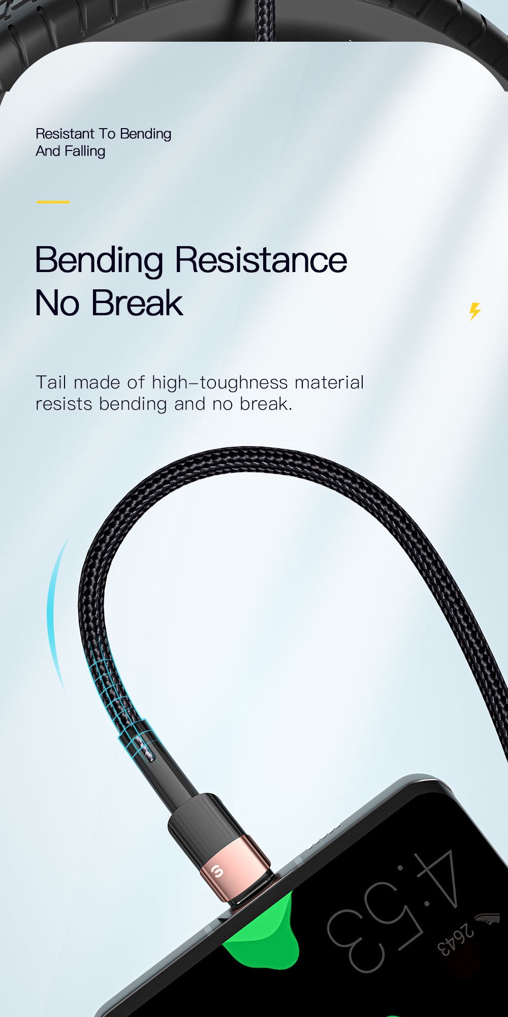 Essager 7A/6A type c cord fast charging Usb to Type c Cable 100w type c ...