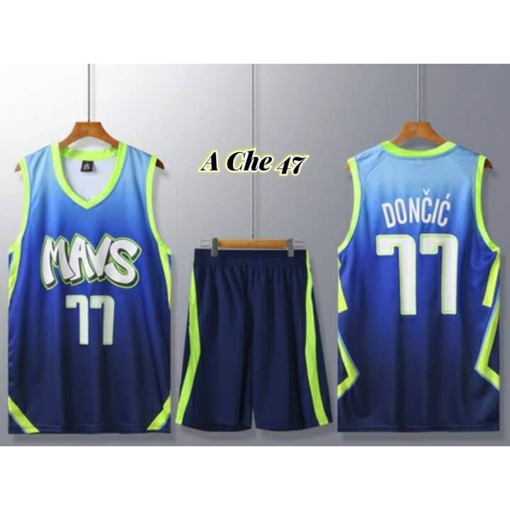 Dallas Mavericks Basketball Jersey Set No.77 Luka Doncic | Shopee Singapore