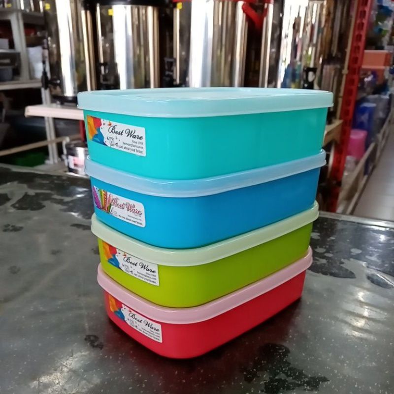 BESTWARE 318 Rectangular Container (2 Compartment) | Shopee Singapore