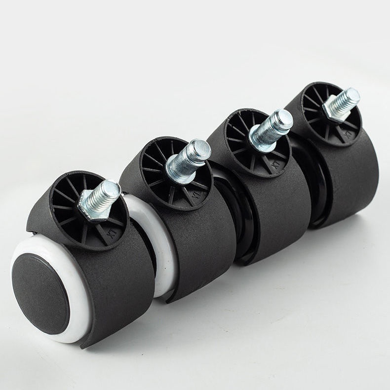 Office Chair Wheel Swivel Chair Wheel Mute Wheel Black PU Foam Wheel ...