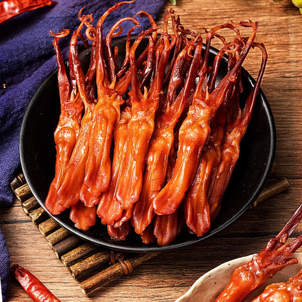 Duck Tongue Bibizan Duck Tongue Snacks Duck Tongue Sauce Duck Tongue ...