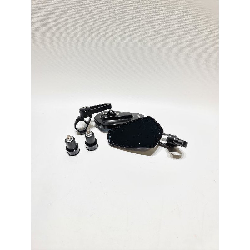 MOTORCYCLE REAR VIEW SIDE BAR END BALANCER MIRROR BLACK YAMAHA SNIPER ...