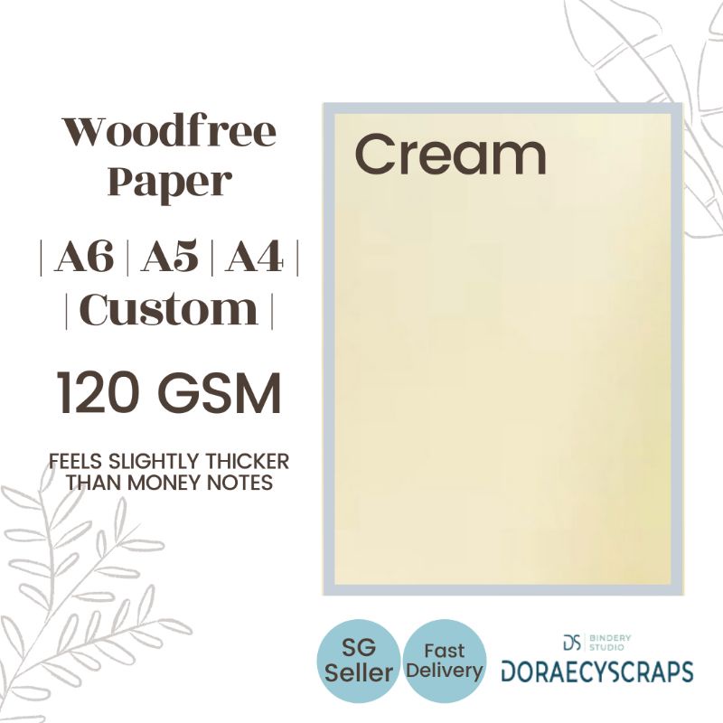 [SG SELLER] 120gsm Woodfree printing/writing paper - White | Off White ...