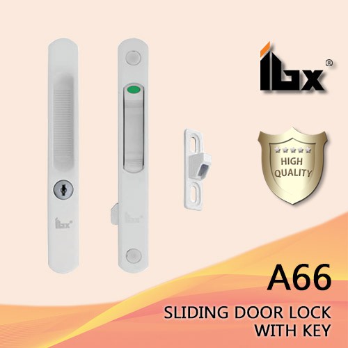 IBX A66 25mm / 32mm Sliding Door Lock With Key | Shopee Singapore