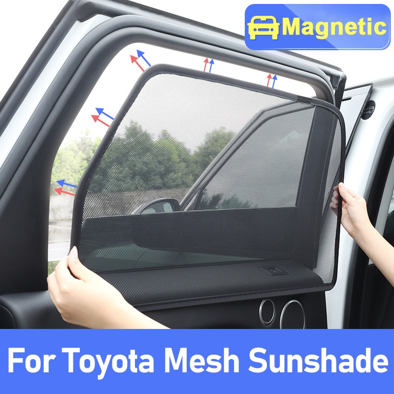 Magnetic Car Window Sunshade for Toyota Camry Vellfire HIACE Fortuner ...